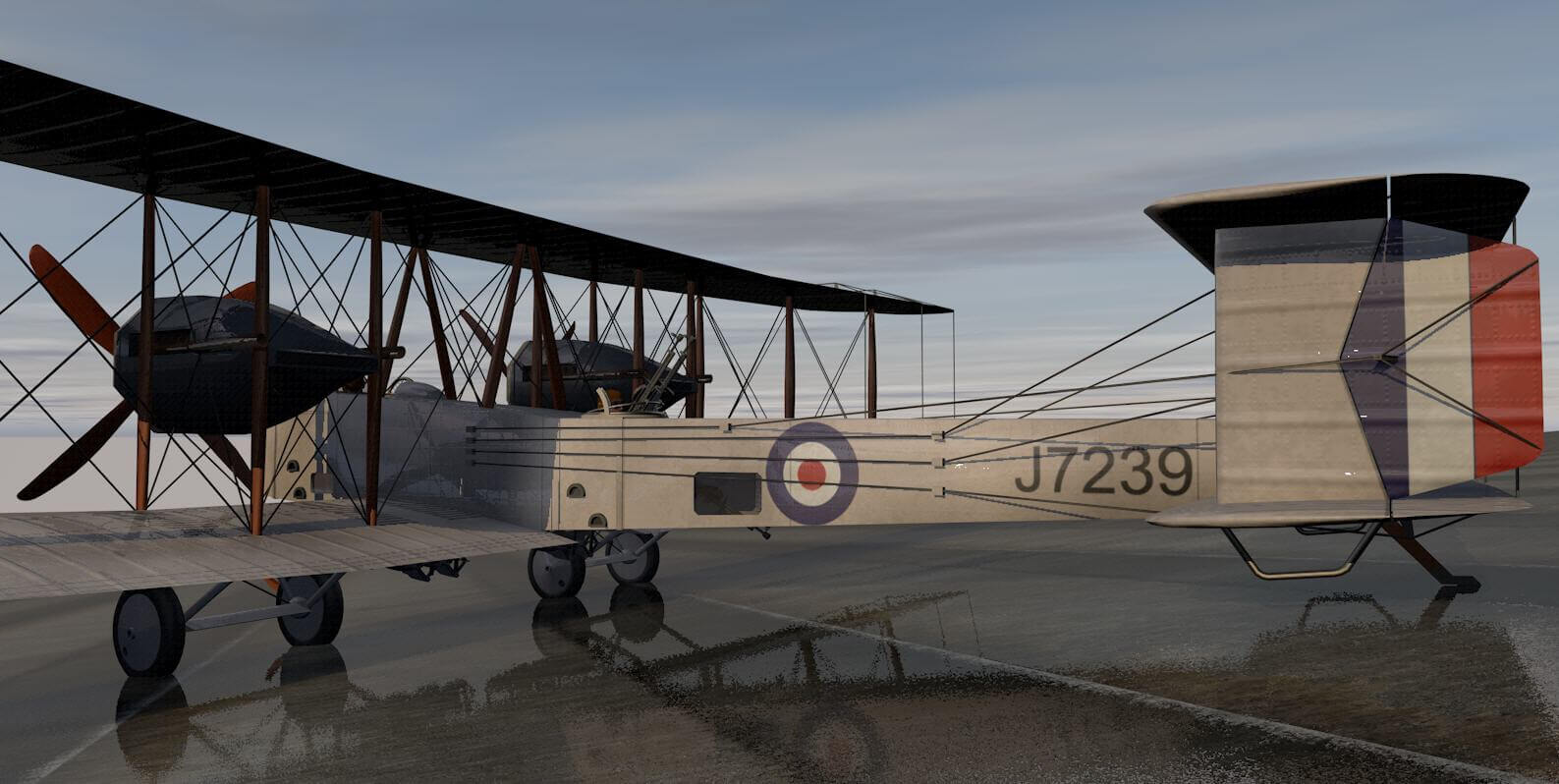 Vickers Vimy - 3D Model by ChipBassChaos