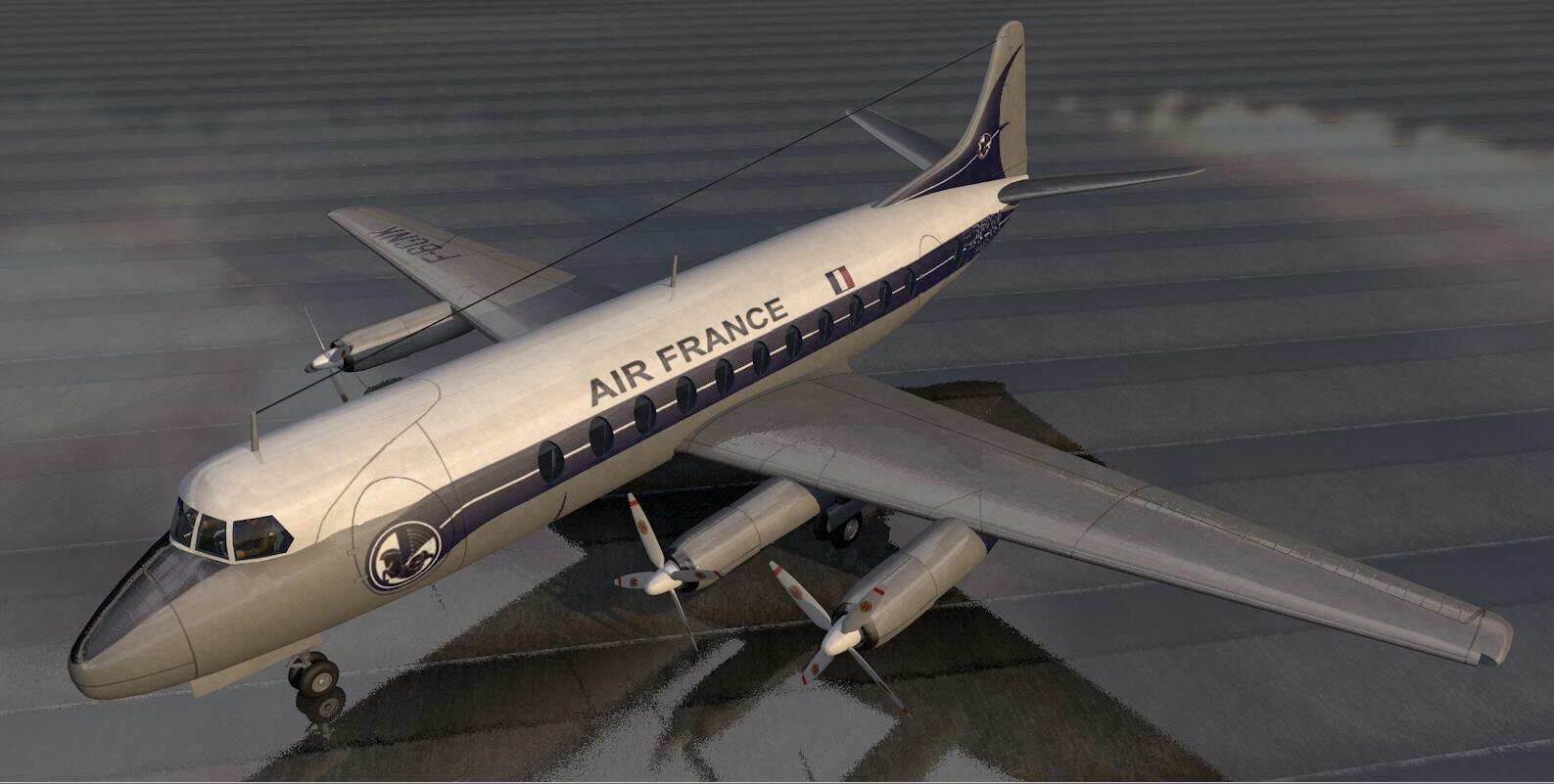 Vickers Viscount - 3D Model by ChipBassChaos