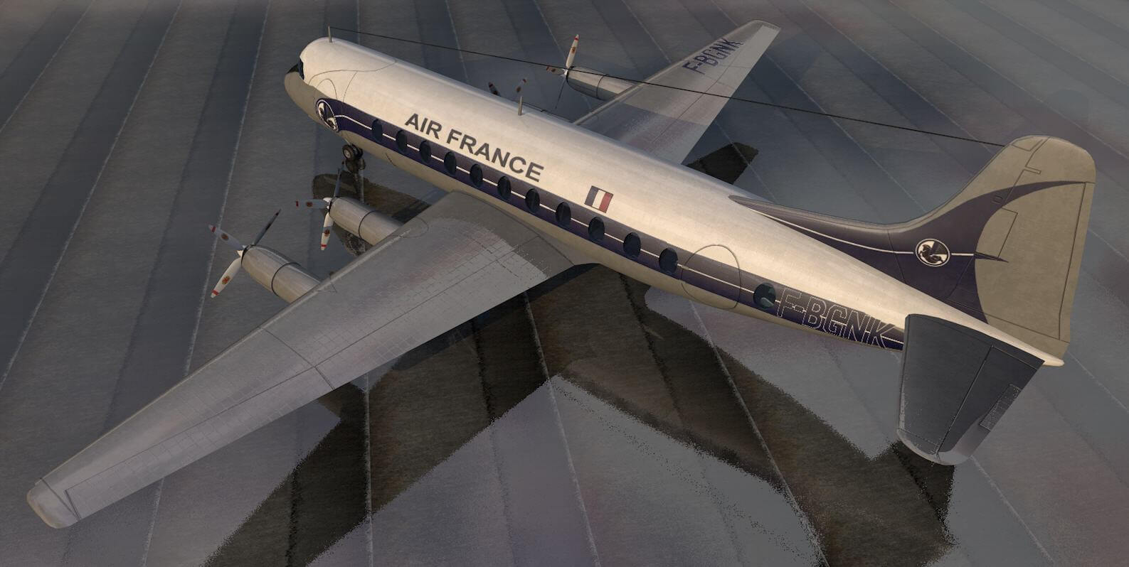 Vickers Viscount - 3D Model by ChipBassChaos