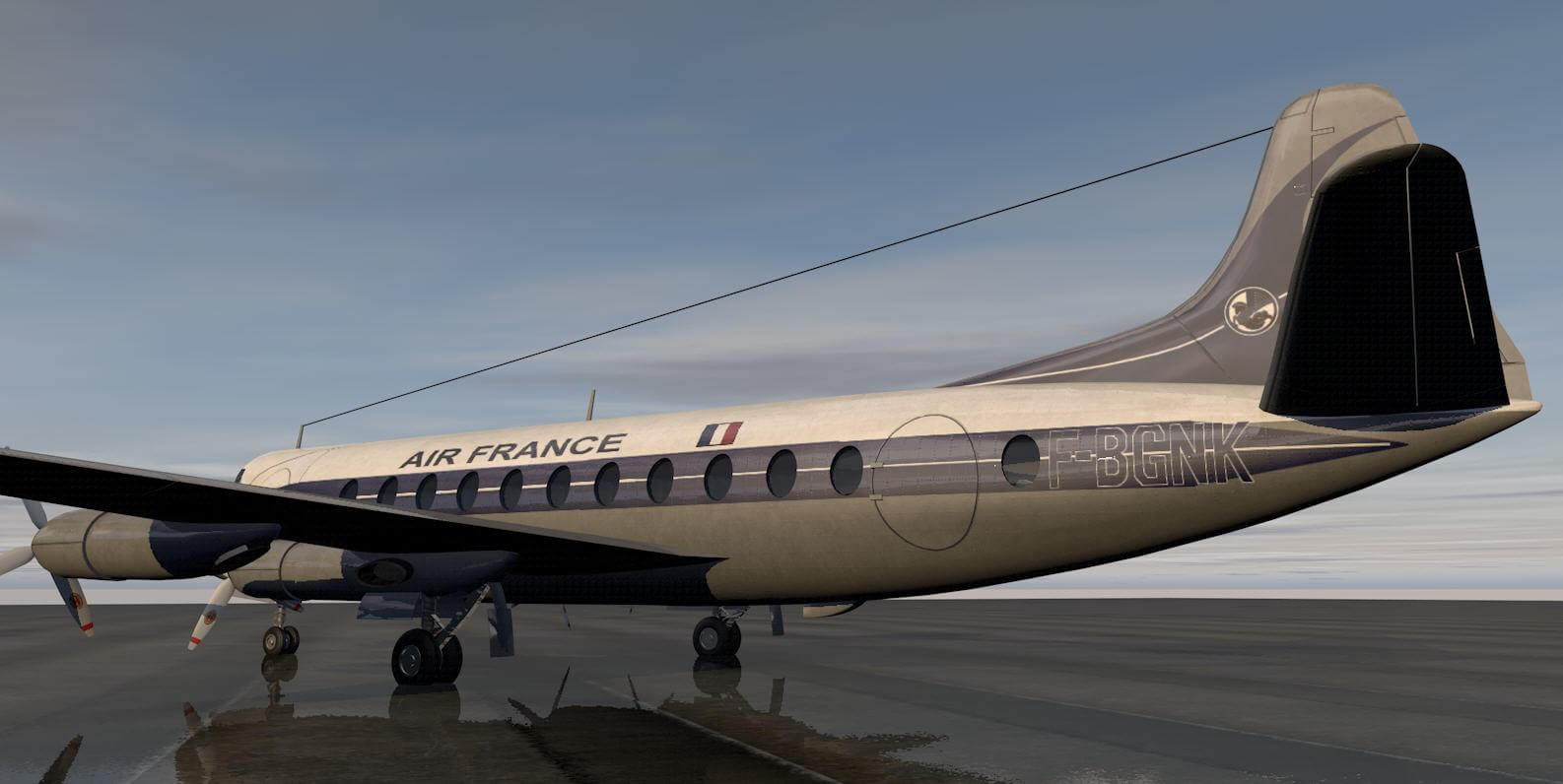 Vickers Viscount - 3D Model by ChipBassChaos