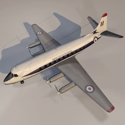 Vickers Viscount - 3D Model by ChipBassChaos