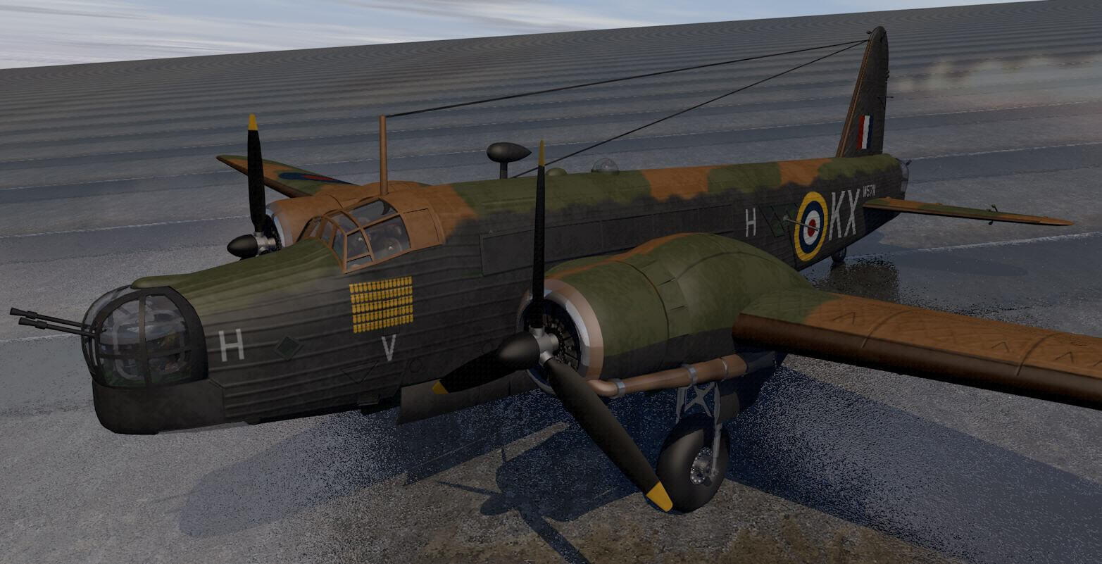 Vickers Wellington Mk-3 3D Model by ChipBassChaos