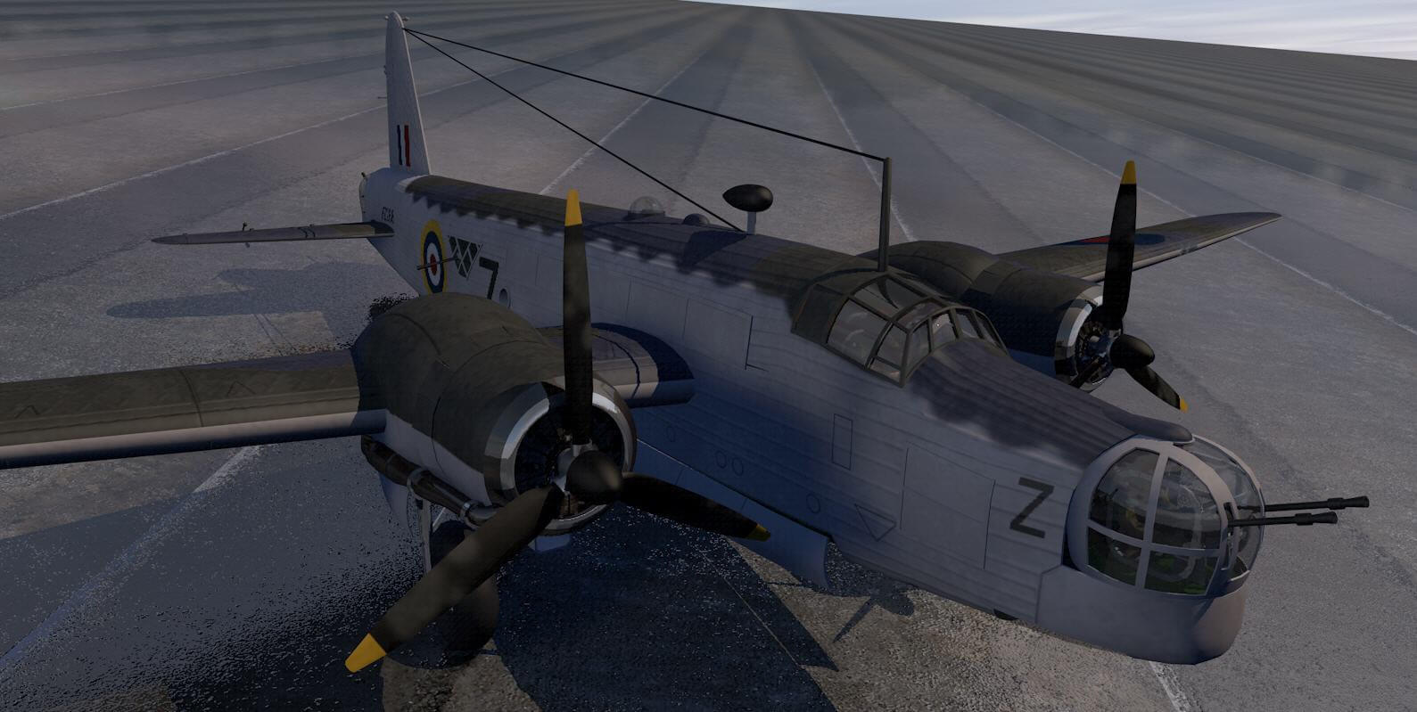 Vickers Wellington Mk-3 3D Model by ChipBassChaos