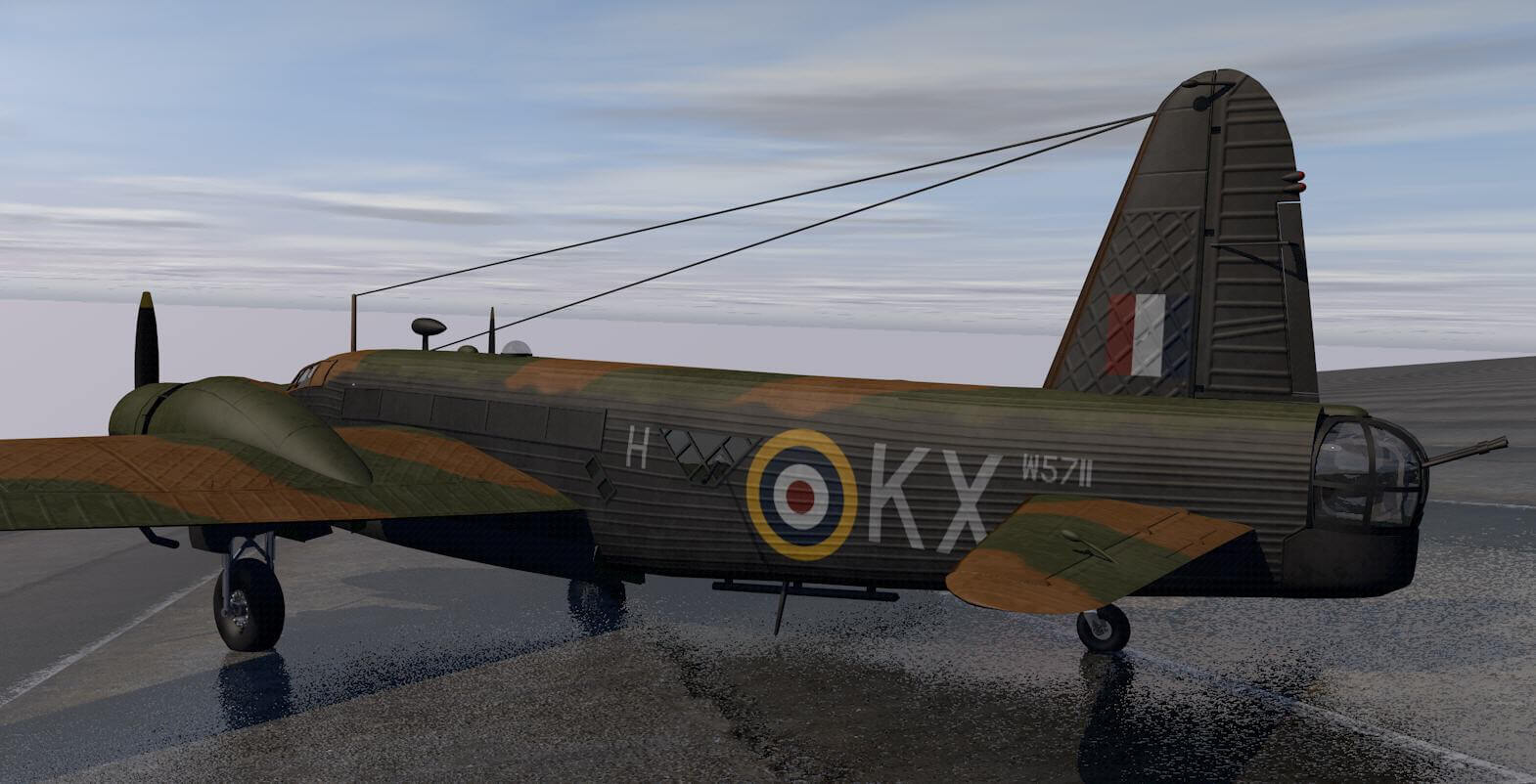 Vickers Wellington Mk-3 3D Model by ChipBassChaos