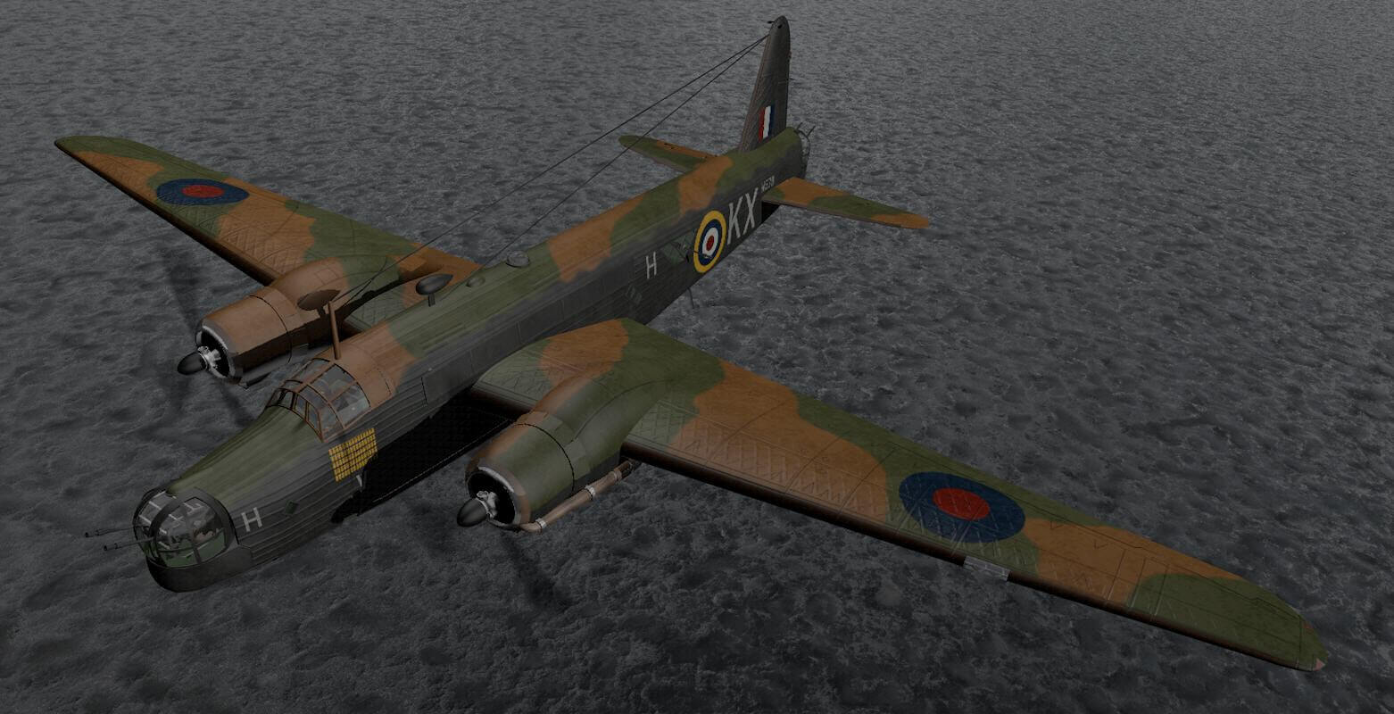 Vickers Wellington Mk-3 3D Model by ChipBassChaos