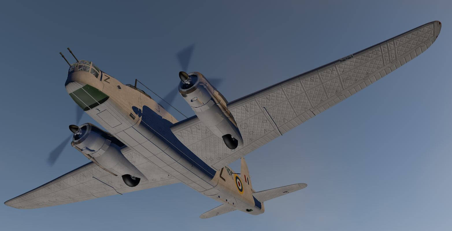 Vickers Wellington Mk-3 3D Model by ChipBassChaos