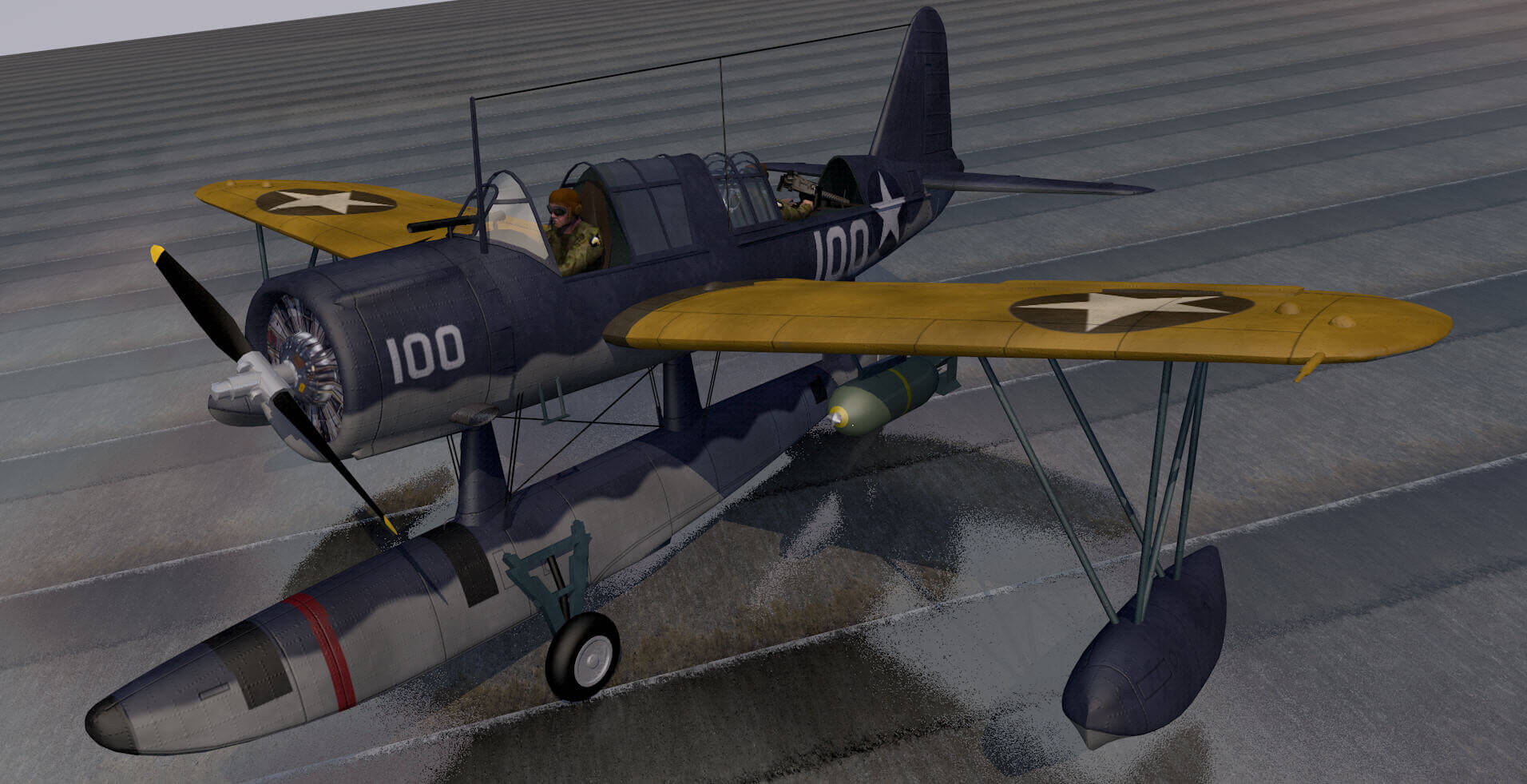 Vought OS2U Kingfisher - 3D Model by ChipBassChaos