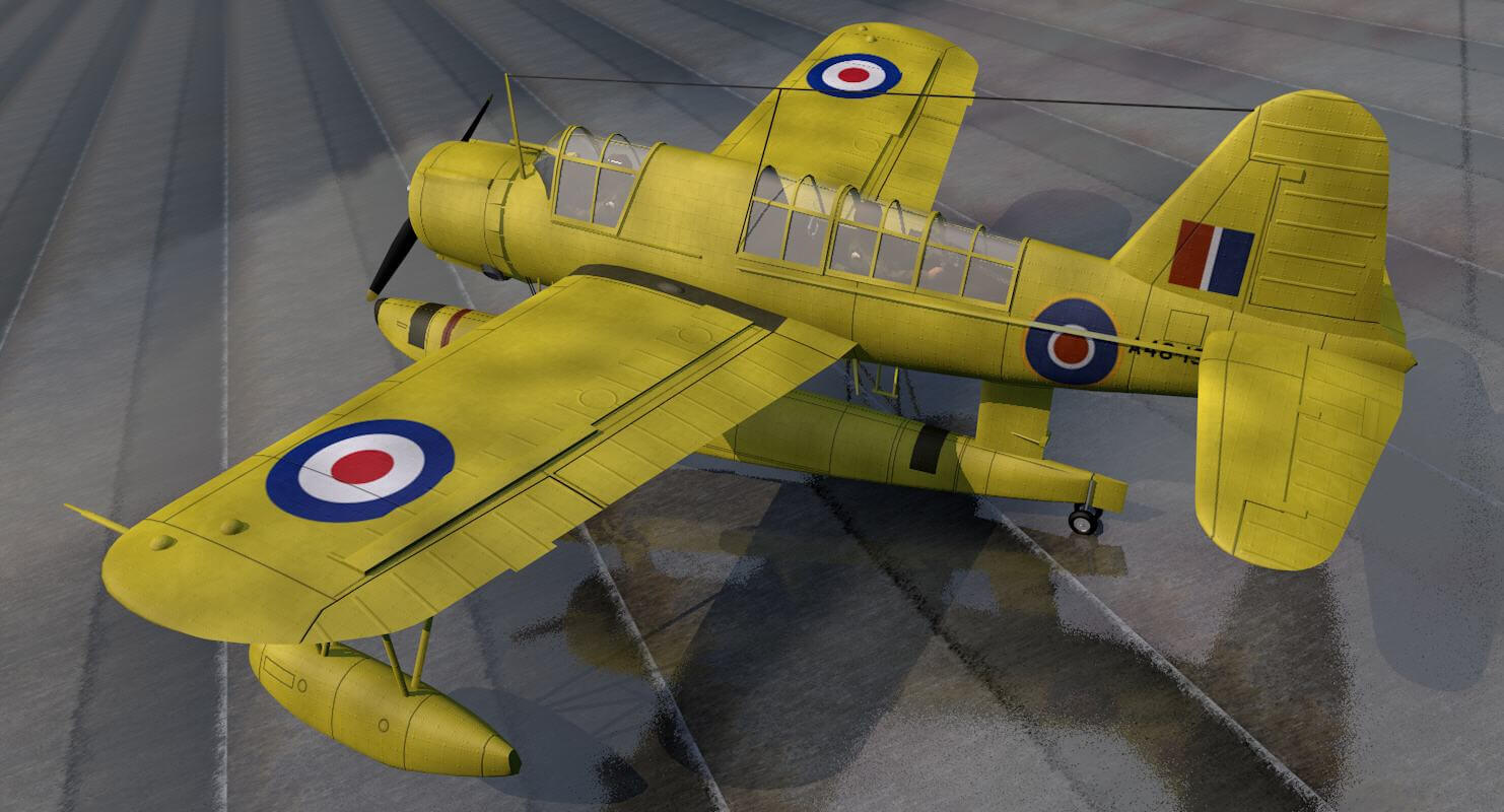 Vought OS2U Kingfisher - 3D Model by ChipBassChaos