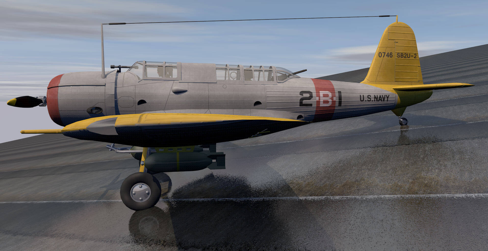 Vought SB2U Vindicator - 3D Model by ChipBassChaos