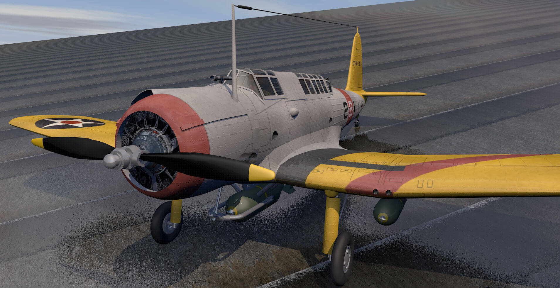 Vought SB2U Vindicator - 3D Model by ChipBassChaos