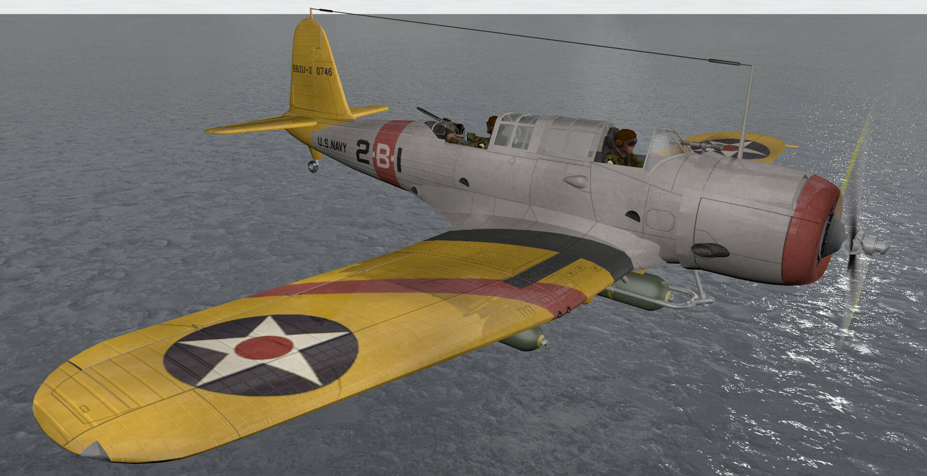Vought SB2U Vindicator - 3D Model by ChipBassChaos