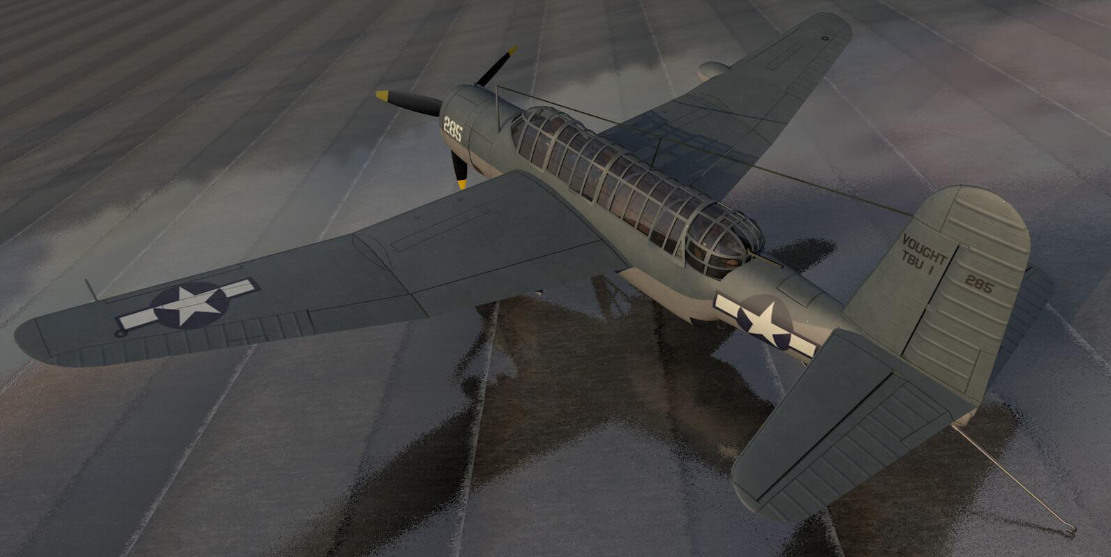 Vought TBU-1 Seawolf or Consolidated TBY-1 Seawolf 3D Model by ...