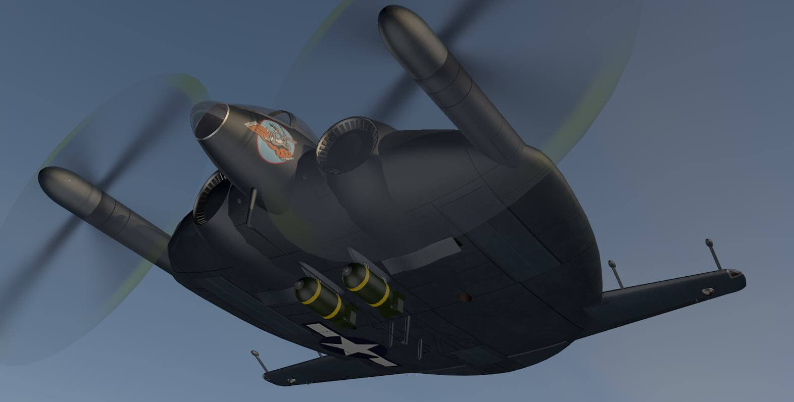 Vought XF5U-1 Flying Flapjack 3D Model by ChipBassChaos