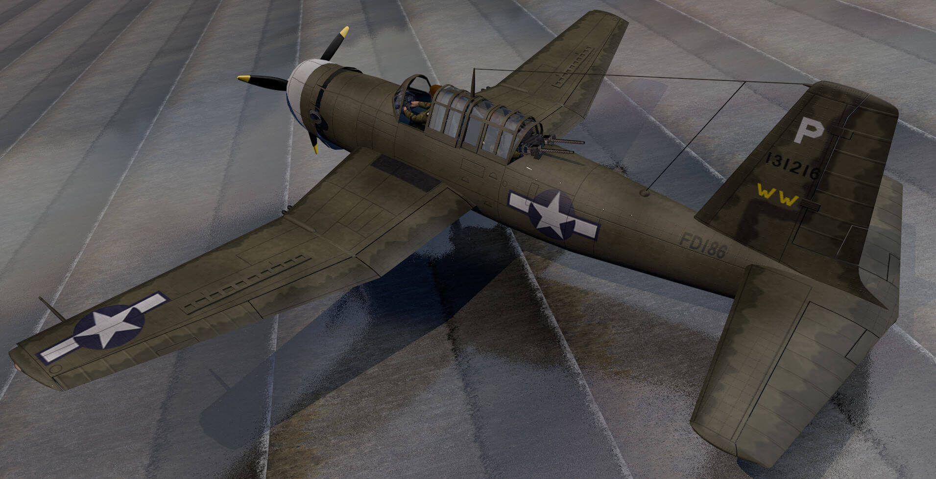 Vultee A-31 Vengeance 3D Model by ChipBassChaos