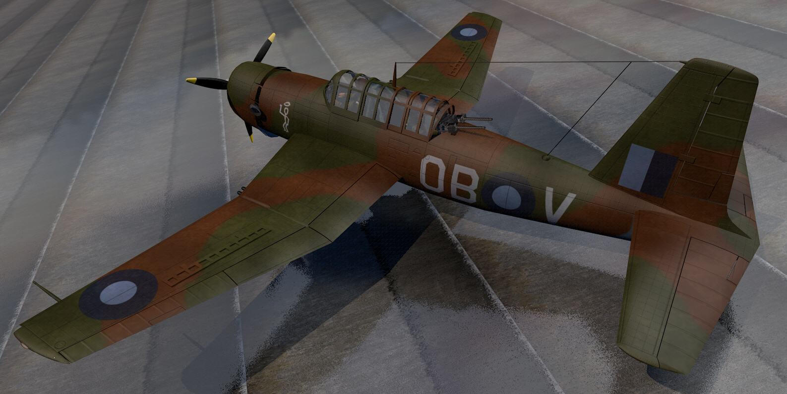 Vultee A-31 Vengeance 3D Model by ChipBassChaos