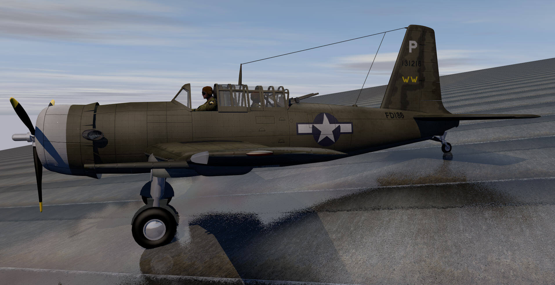 Vultee A-31 Vengeance 3D Model by ChipBassChaos