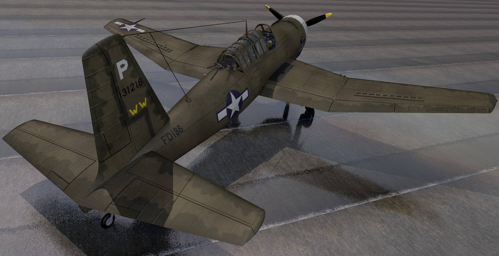 Vultee A-31 Vengeance 3D Model by ChipBassChaos