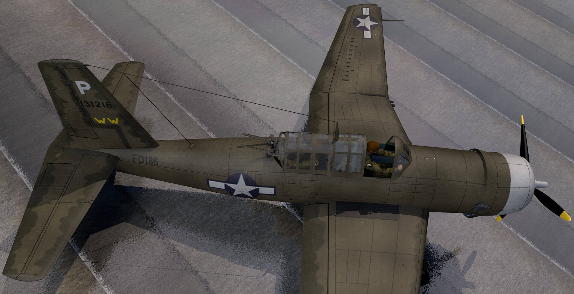 Vultee A-31 Vengeance 3D Model by ChipBassChaos