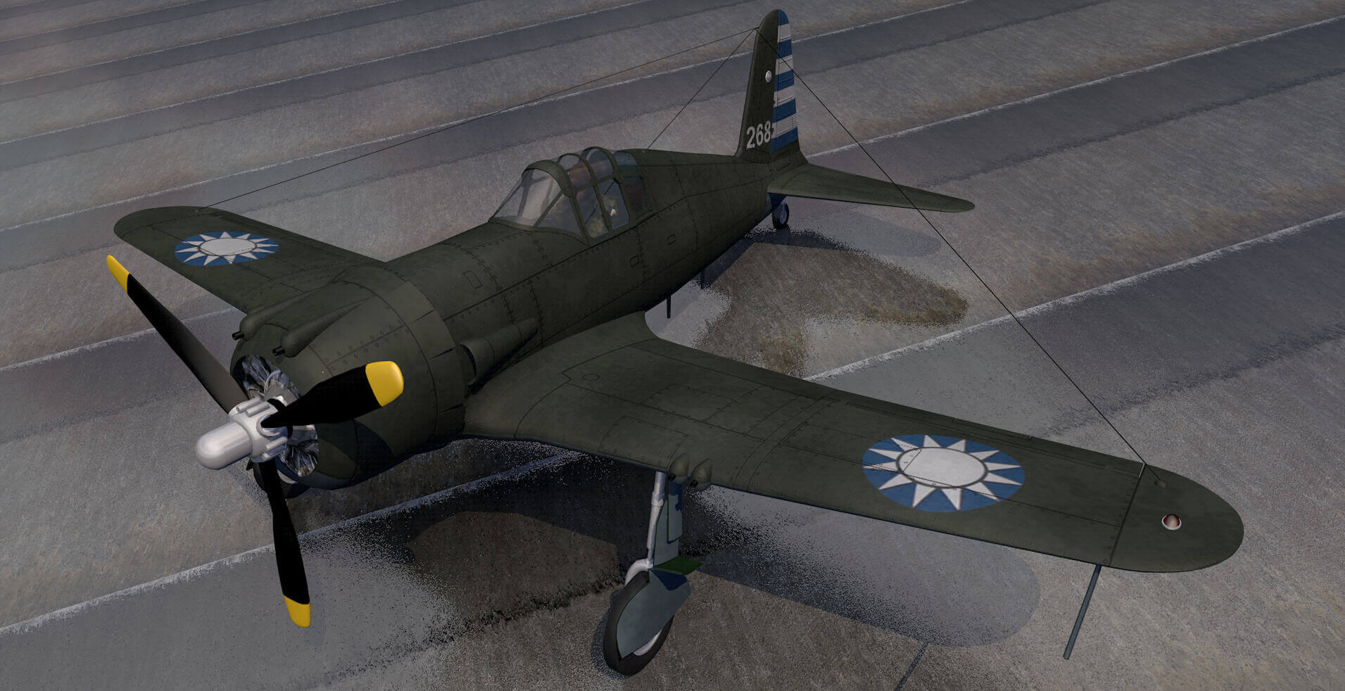 Vultee P-66 Vanguard 3D Model by ChipBassChaos