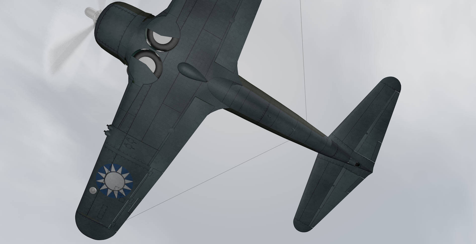 Vultee P-66 Vanguard 3D Model by ChipBassChaos