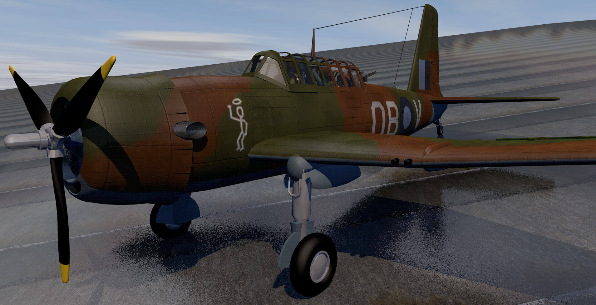 Vultee Vengeance Mk-1 (RAAF) 3D Model by ChipBassChaos