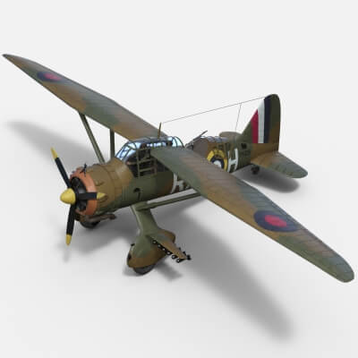 Westland Lysander Mk-1 3D Model by ChipBassChaos