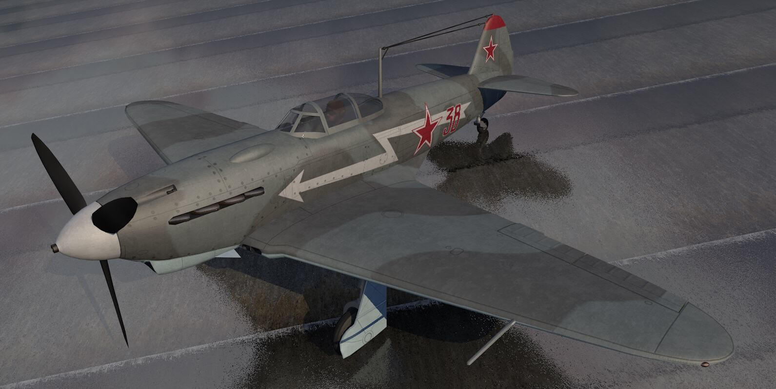 Yakovlev Yak-1B 3D Model by ChipBassChaos