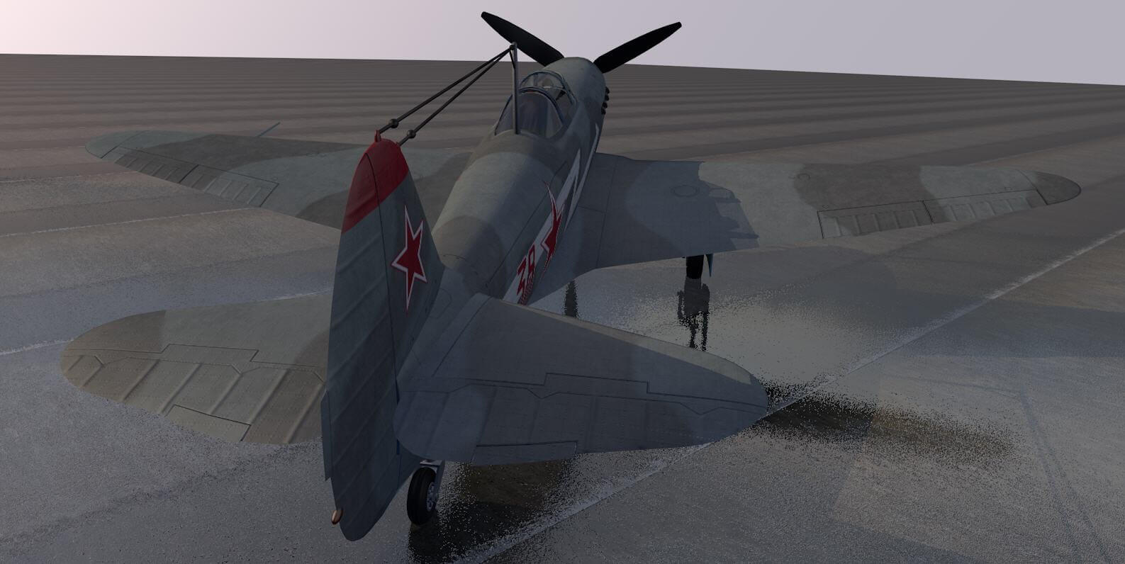 Yakovlev Yak-1B 3D Model by ChipBassChaos