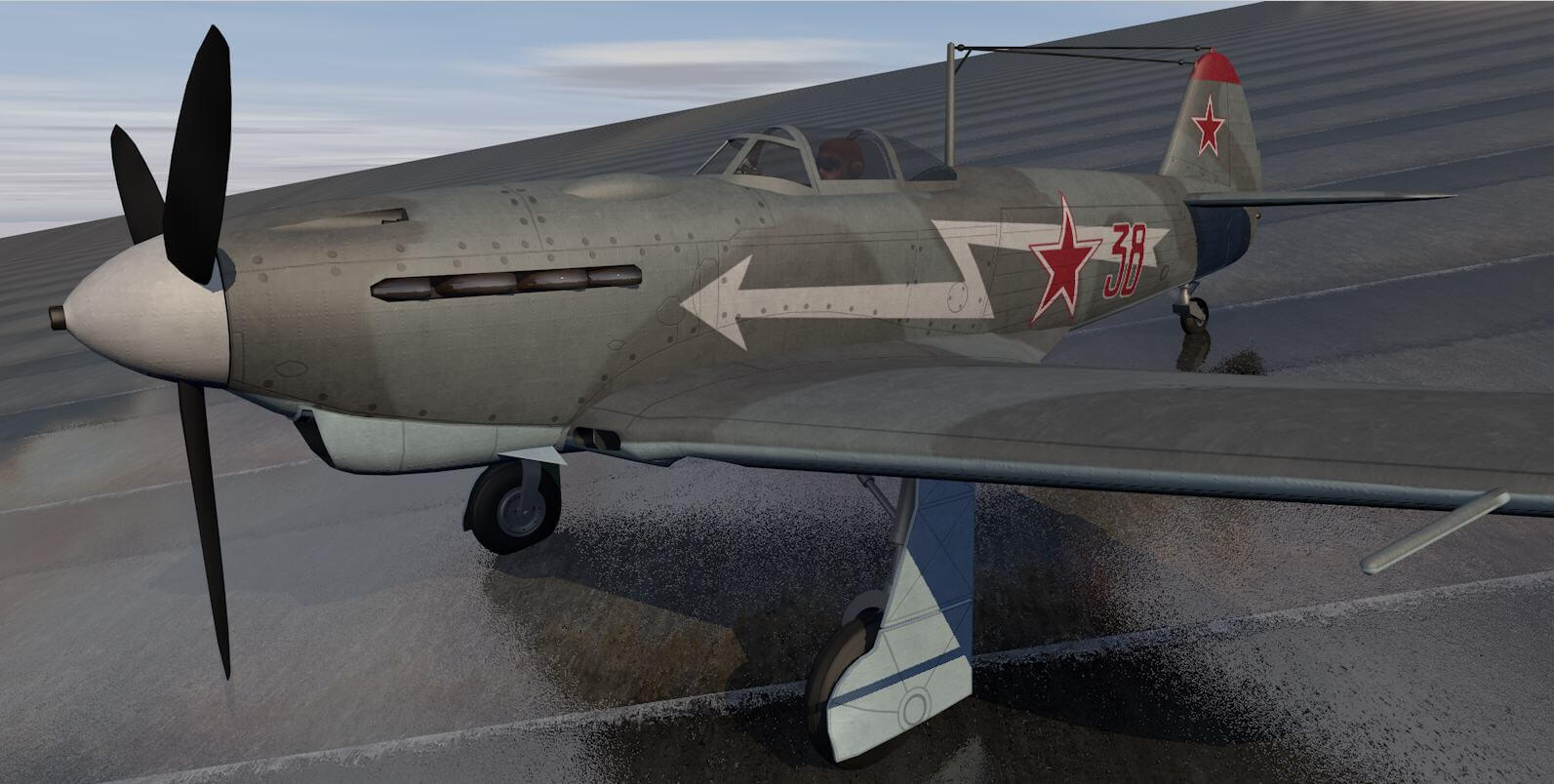 Yakovlev Yak-1B 3D Model by ChipBassChaos