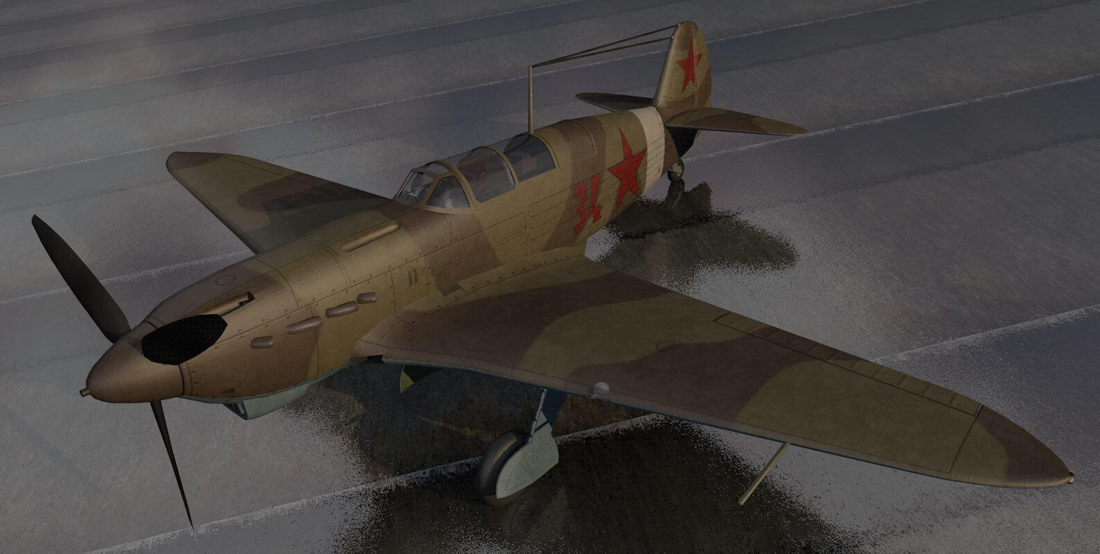Yakovlev Yak-7 3D Model by ChipBassChaos