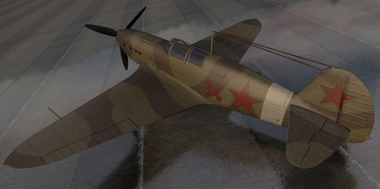 Yakovlev Yak-7 3D Model by ChipBassChaos