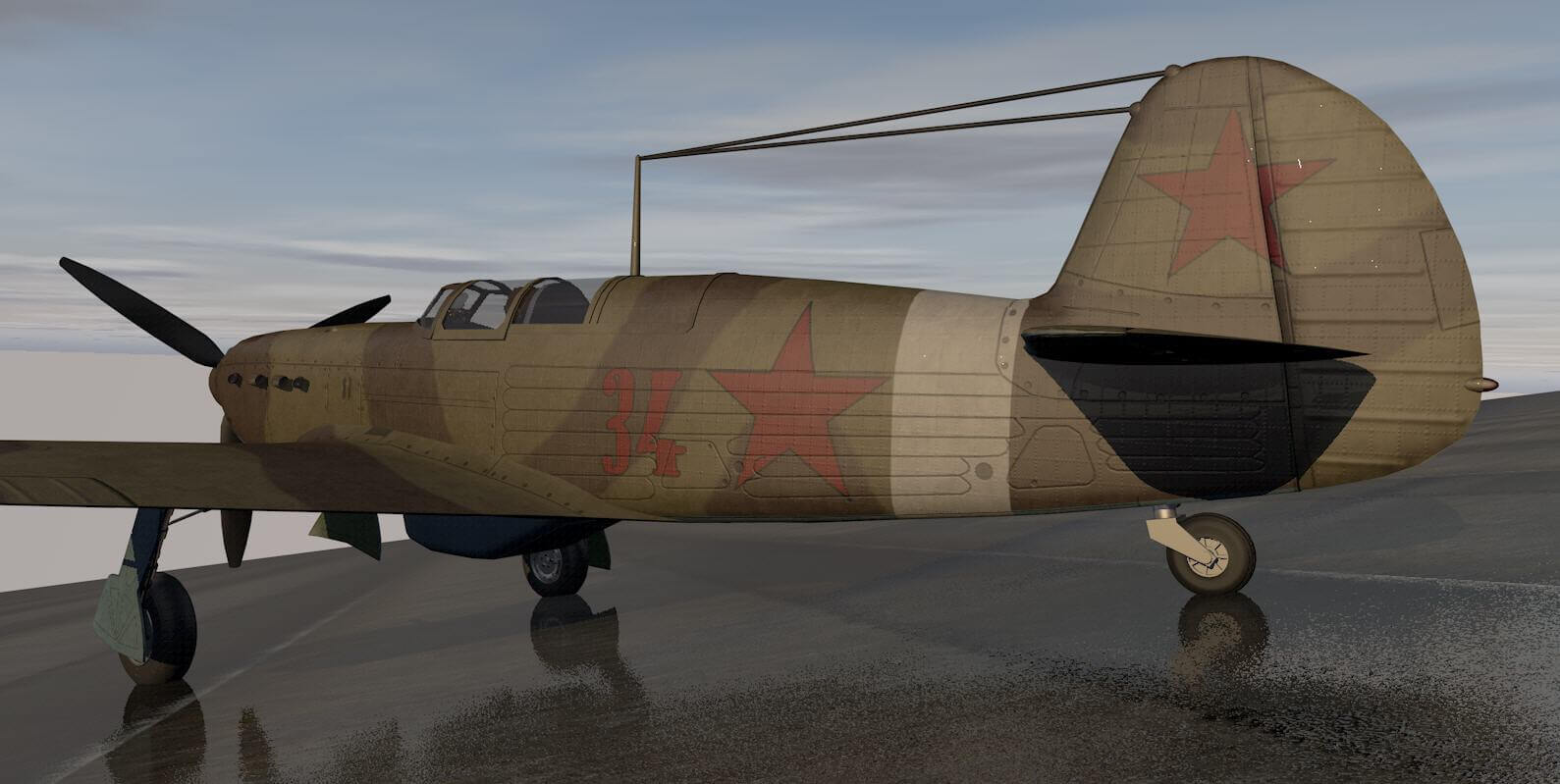 Yakovlev Yak-7 3D Model by ChipBassChaos