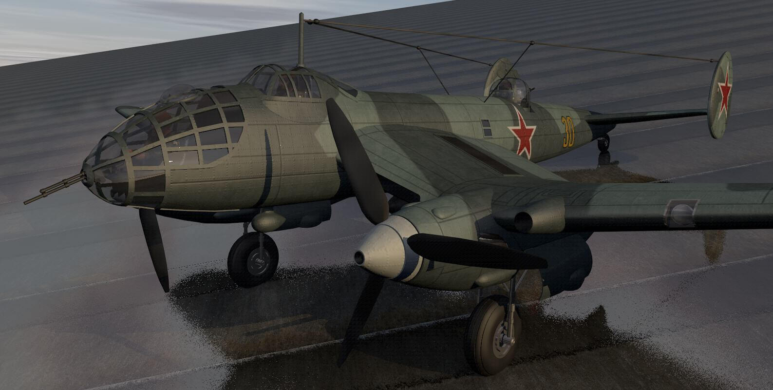 Yermolayev Yer-2 3D Model by ChipBassChaos