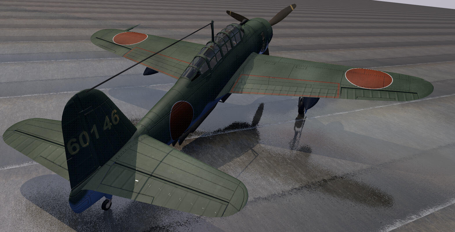 Yokosuka D4Y2 Suisei (Judy) - 3D Model by ChipBassChaos