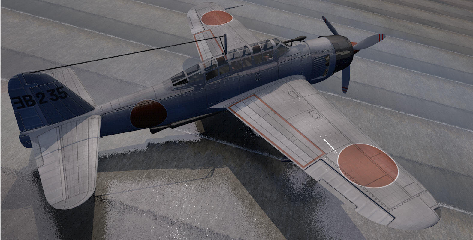 Yokosuka D4Y2 Suisei (Judy) - 3D Model by ChipBassChaos