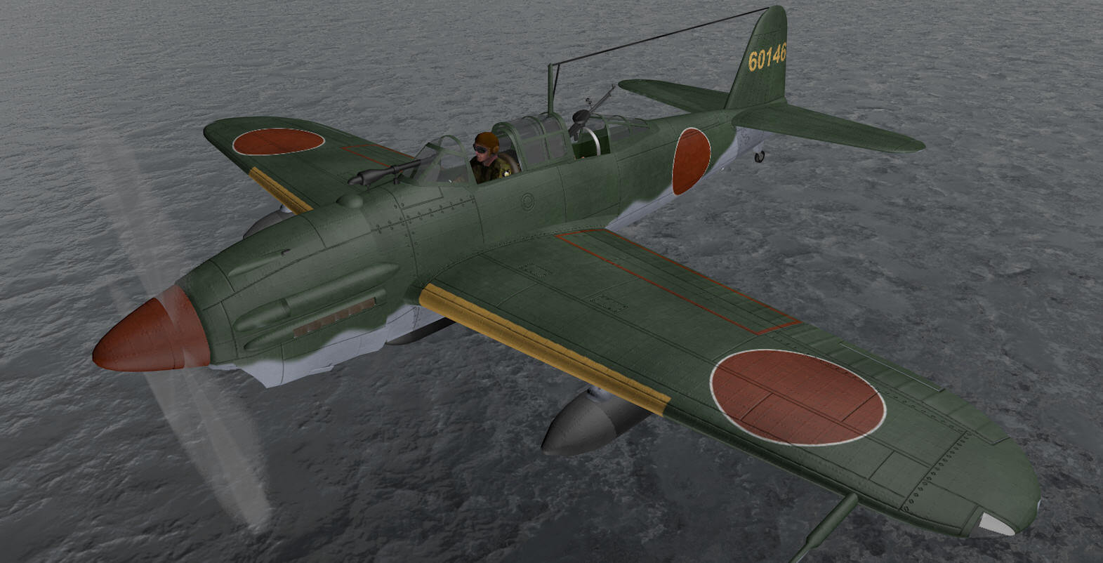 Yokosuka D4Y2 Suisei (Judy) - 3D Model by ChipBassChaos