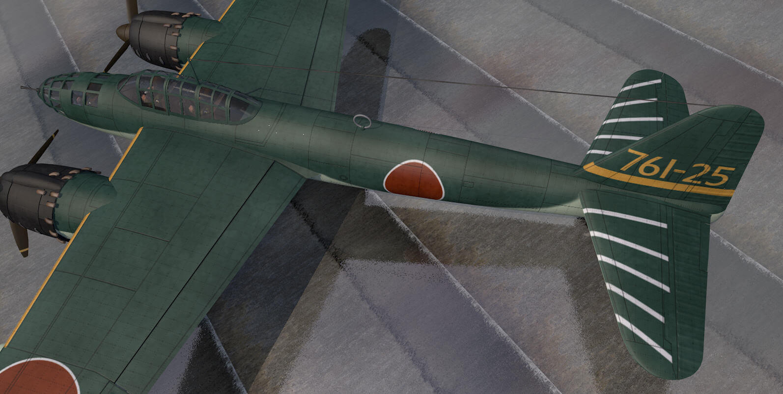 Yokosuka P1Y1 Ginga (Frances) - 3D Model by ChipBassChaos