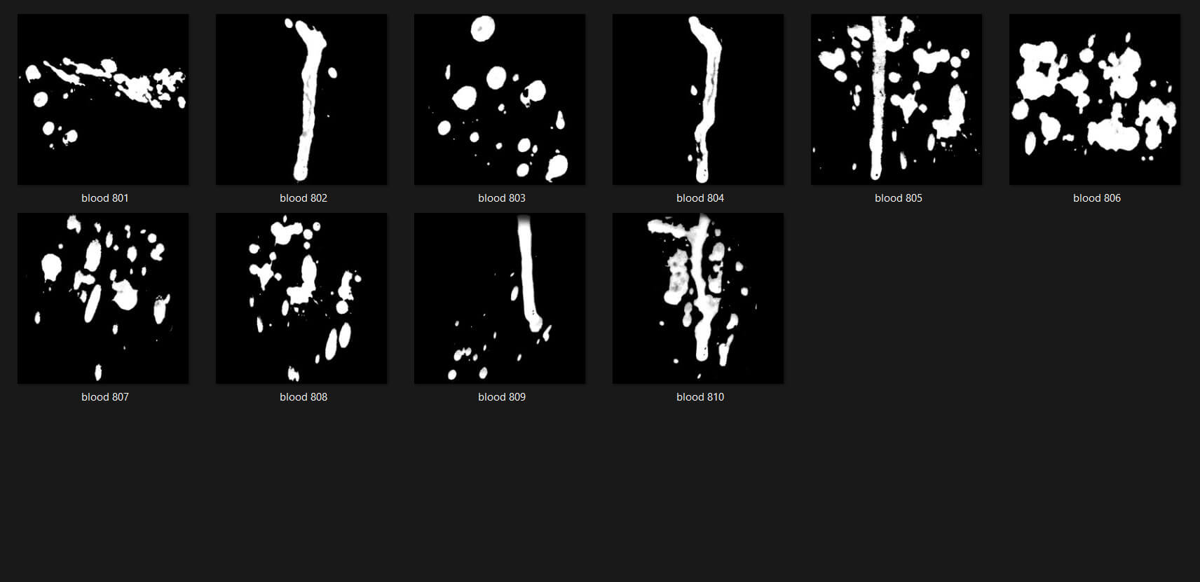 Blood 204 Alpha 2K Size Full Pack Part 9 - 3D Texture by chiraggg_02