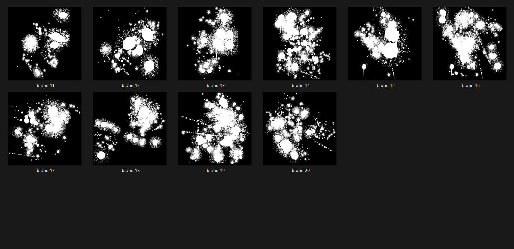 Blood 600 Alpha 2K Size Full Pack Part 1 - 3D Texture by chiraggg_02