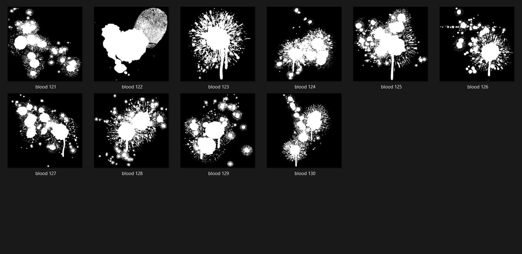 Blood 600 Alpha 2K Size Full Pack Part 2 - 3D Texture by chiraggg_02