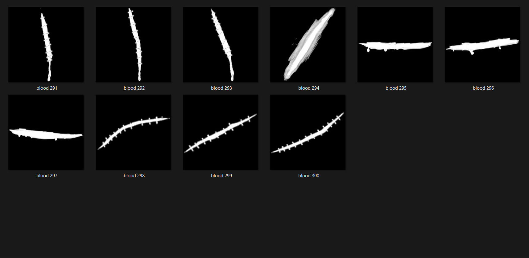 Blood 600 Alpha 2K Size Full Pack Part 3 - 3D Texture by chiraggg_02