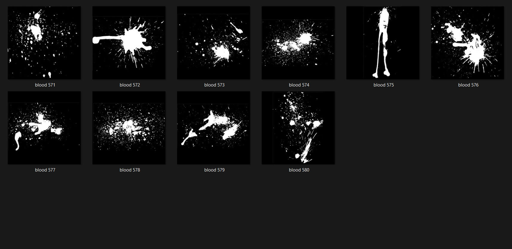 Blood 600 Alpha 2K Size Full Pack Part 6 - 3D Texture by chiraggg_02