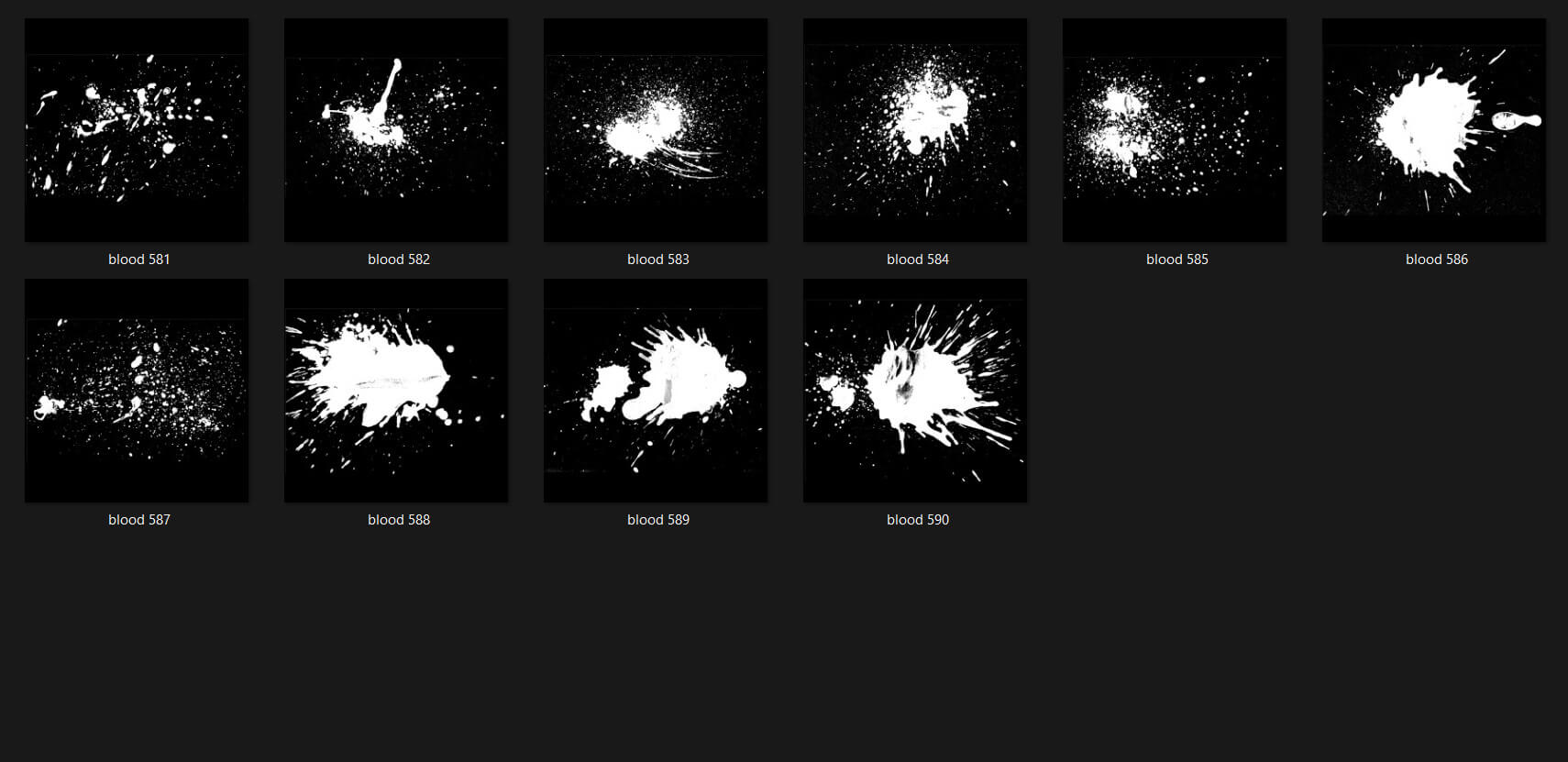 Blood 600 Alpha 2K Size Full Pack Part 6 - 3D Texture by chiraggg_02