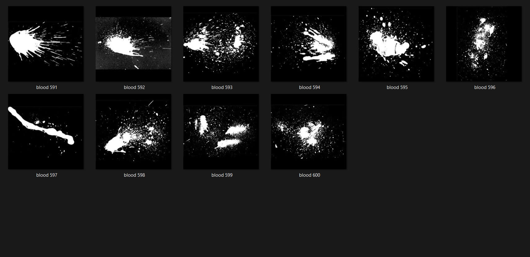 Blood 600 Alpha 2K Size Full Pack Part 6 - 3D Texture by chiraggg_02