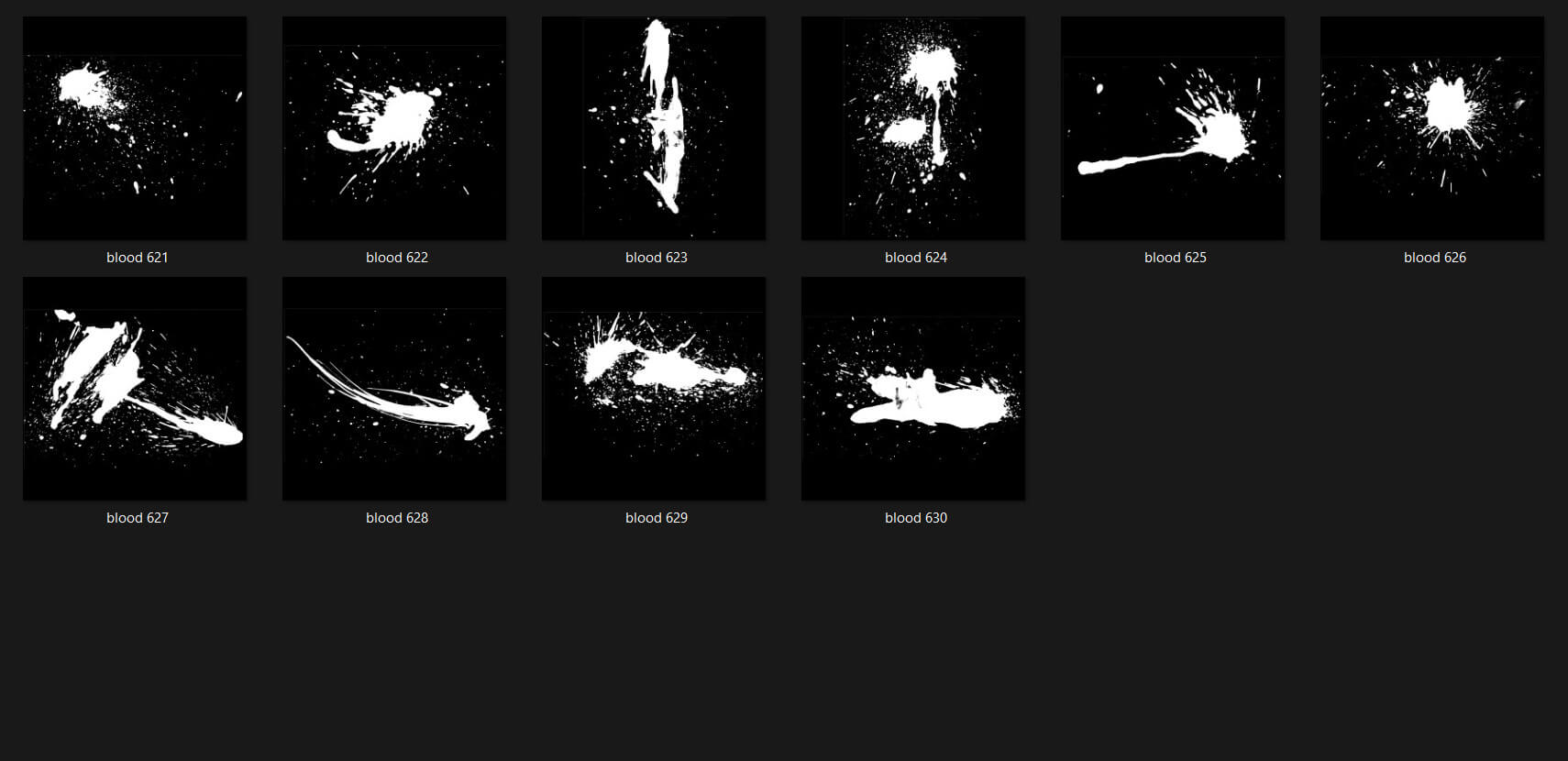 Blood 600 Alpha 2K Size Full Pack Part 7 - 3D Texture by chiraggg_02