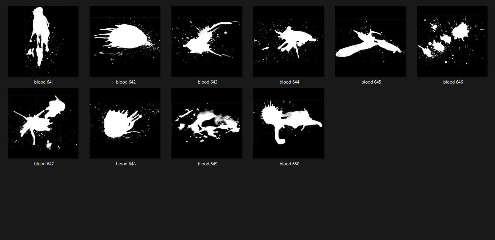 Blood 600 Alpha 2K Size Full Pack Part 7 - 3D Texture by chiraggg_02