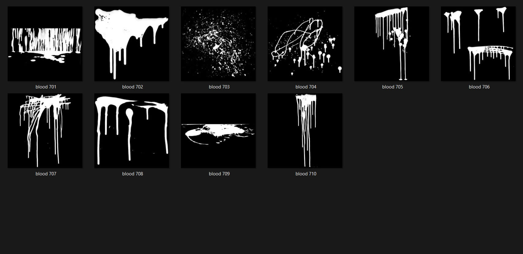 Blood 600 Alpha 2K Size Full Pack Part 8 - 3D Texture by chiraggg_02