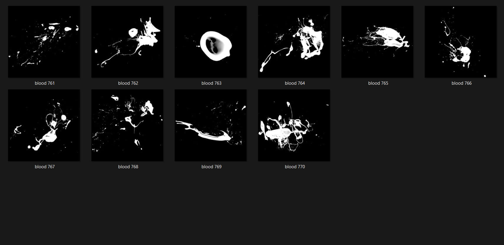 Blood 600 Alpha 2K Size Full Pack Part 8 - 3D Texture by chiraggg_02