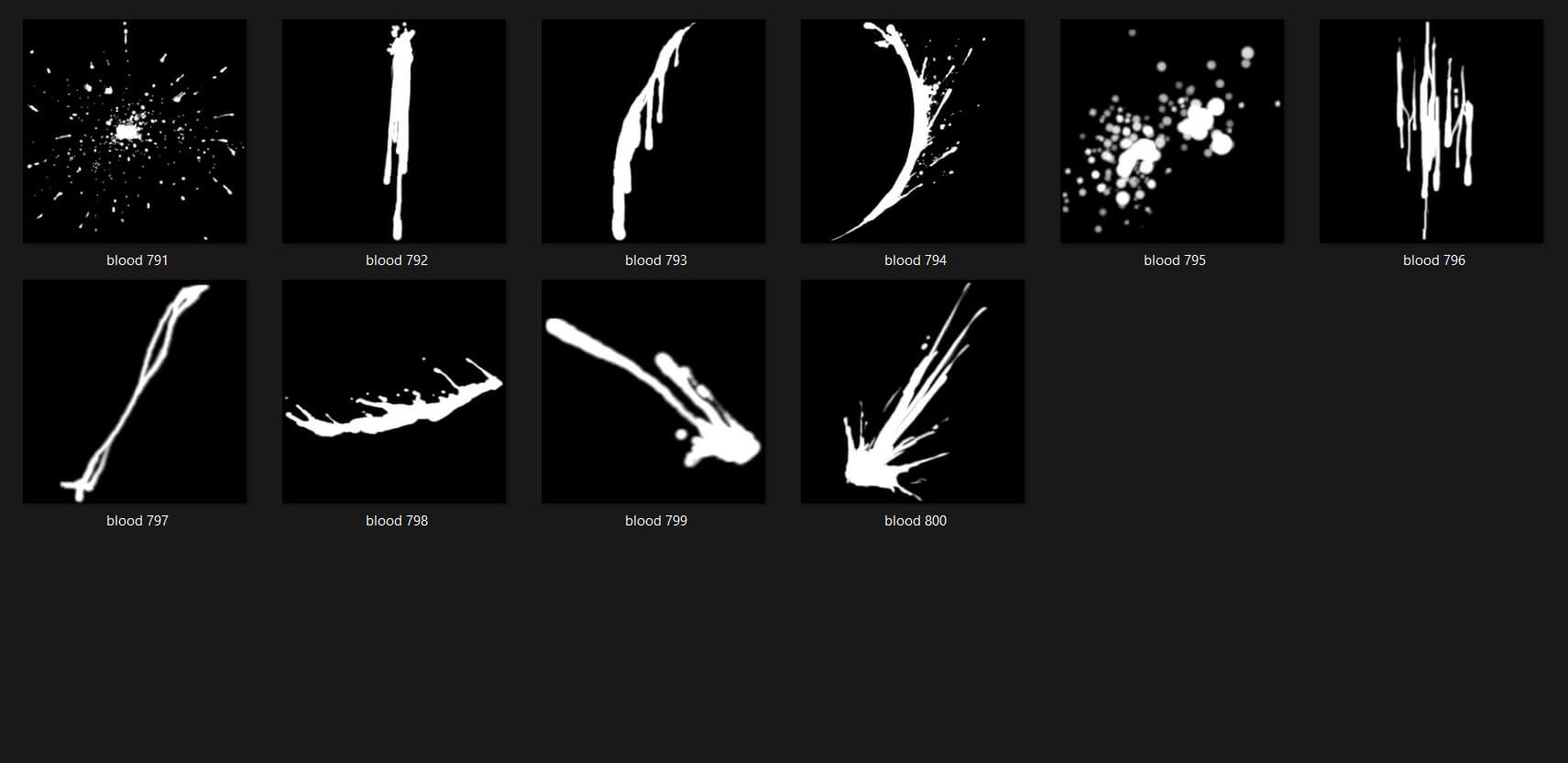 Blood 600 Alpha 2K Size Full Pack Part 8 - 3D Texture by chiraggg_02