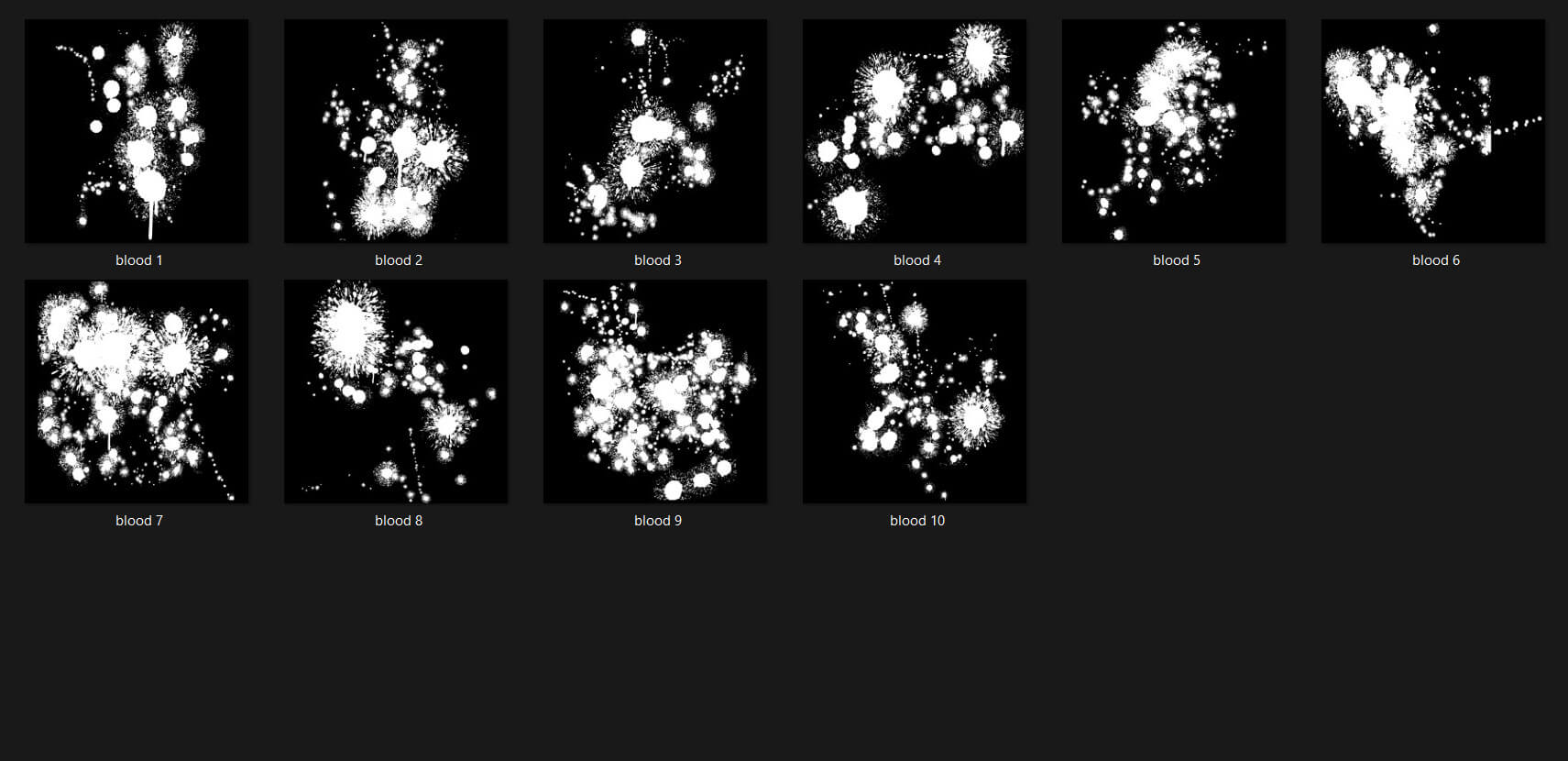 Blood Displacement And Alpha Patterns PNG And JPG 2K Size - 3D Texture ...
